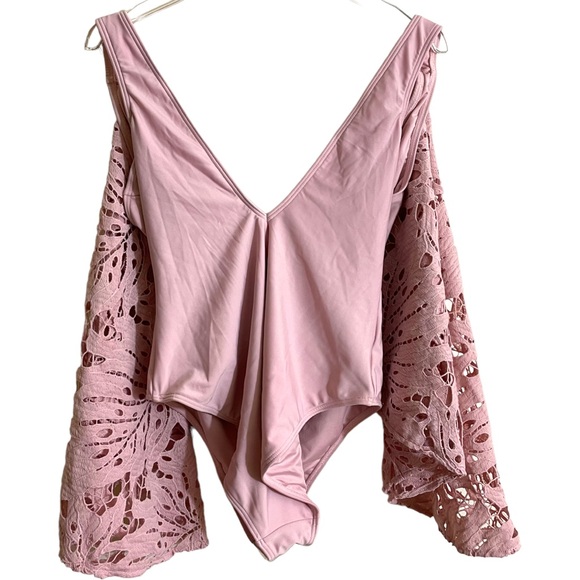 ASOS | Swim | Nwt Asos Womens Top Sleeveless Solid Blush Pink One Piece ...